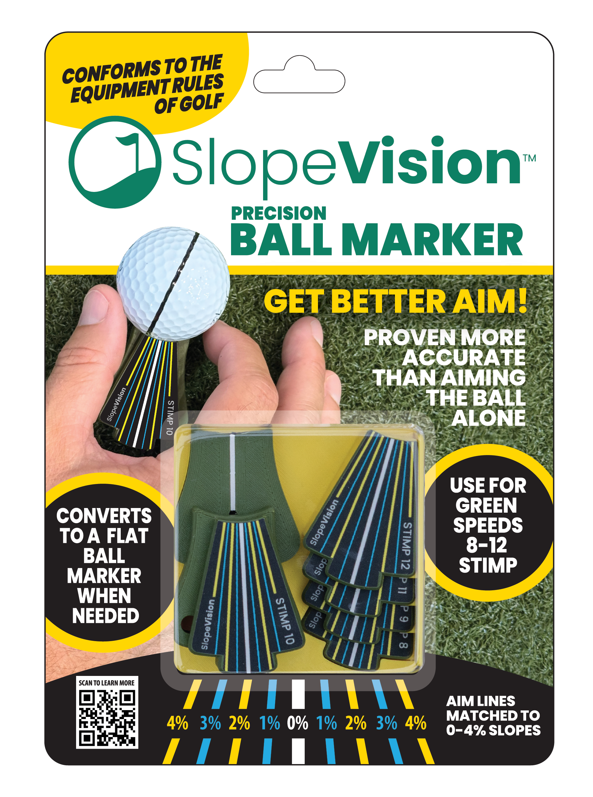 Shop SlopeVision™ Ball Marker | Aim More Accurately